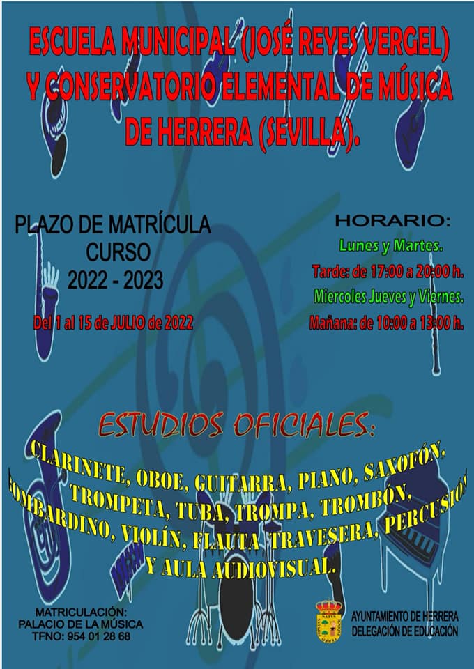 ABIERTO EL PLAZO DE MATRICULACIÓN PARA EL PRÓXIMO CURSO 2022-2023